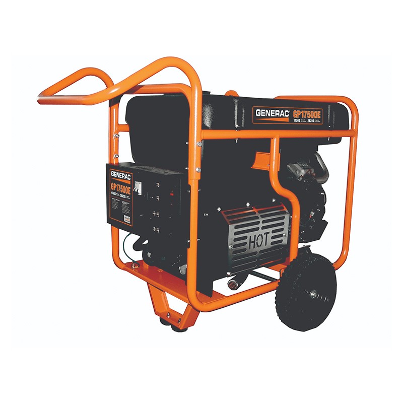 Generac GP17500E Portable Generator 26,250 Surge Watts 17,500 Rated Watts