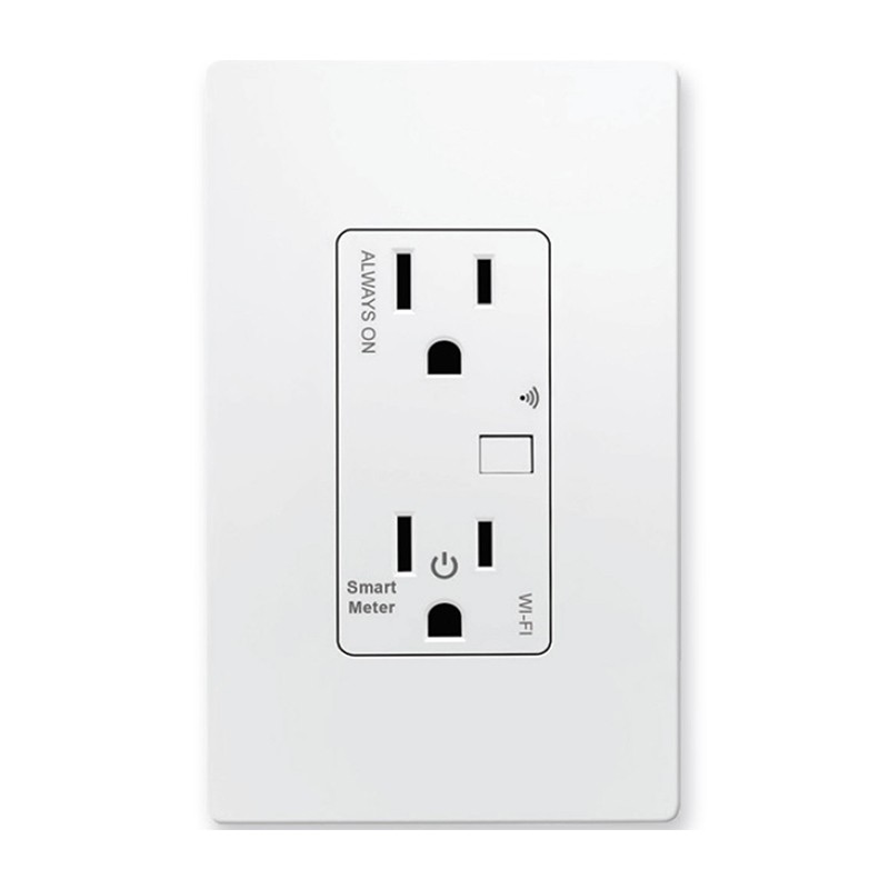 Enerlites WF15RM-W White 15 Amp 120-Volt Tamper-Resistant Smart Wi-Fi ... Enerlites WF15RM-W White 15 Amp 120-Volt Tamper-Resistant Smart Wi-Fi ...