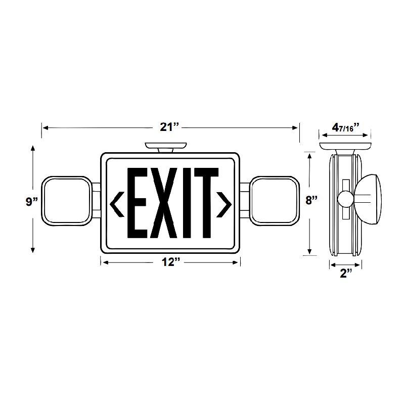 Westgate XT-CL-GB-EM Exit & Emergency Lighting