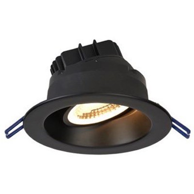 Lotus LRG4-50K-BK 4″ Round Regressed Gimbal 11.4W LED 5000K Black 38 ...