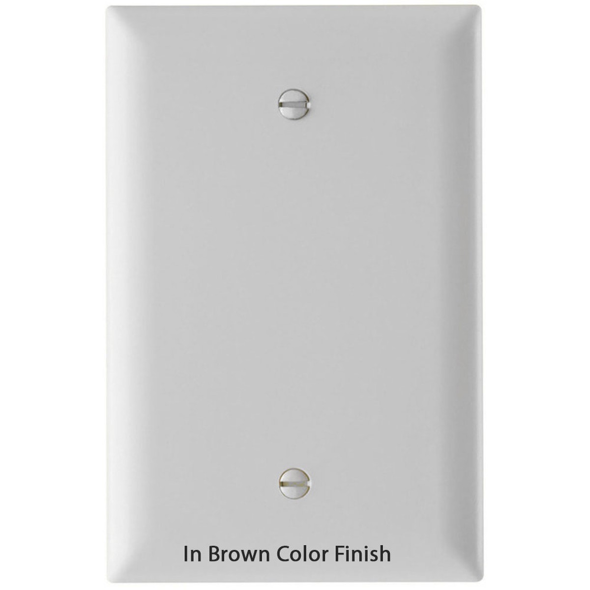 Legrand TPJ13 TradeMaster 1-Gang Jumbo Blank Wall Plate – Brown