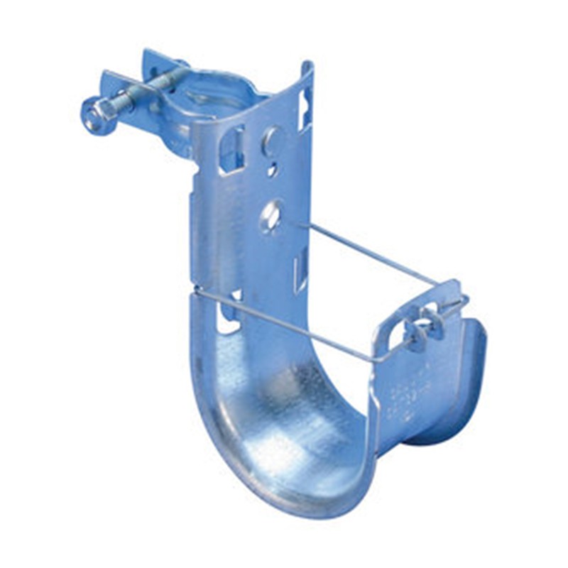 nVent Caddy CAT64HPCD1B Cat HP J-Hook with Pedestal Clamp 4in dia