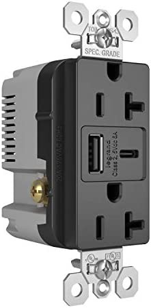 Legrand TR20HUSBACBK Pass And Seymour 20A 125V Duplex Hospital Grade ...