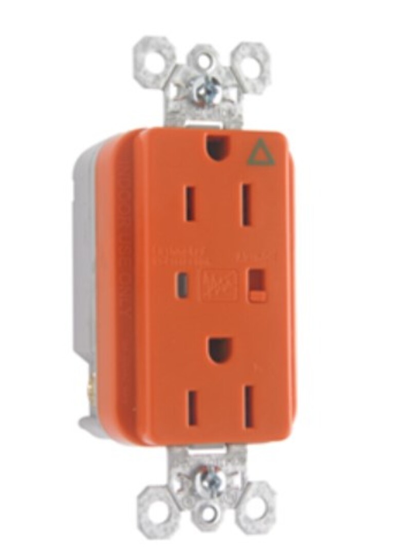 Legrand IG5262BLSP Pass And Seymour Isolated Ground TVSS Receptacle 15A ...