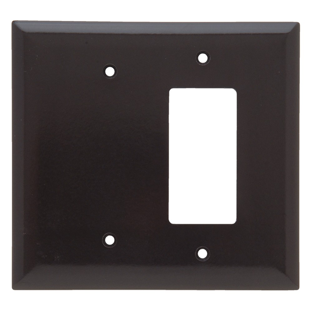Legrand SPO1326 Pass And Seymour Plastic Plate Jumbo 2-Gang Blank/SPLEX ...