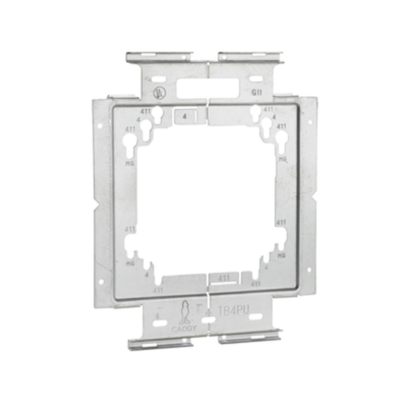 nVent Caddy TB4PU Universal Box Mounting Plate, 4in Box
