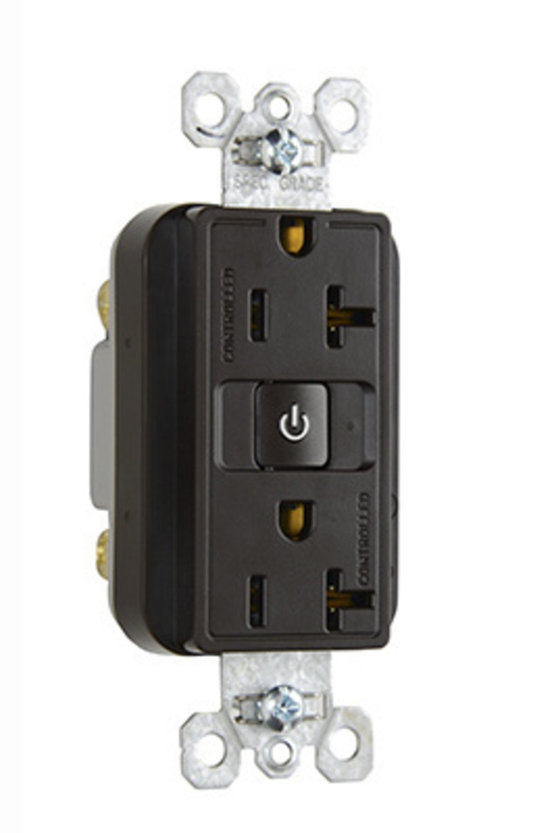 legrand RF26352CH Pass And Seymour Plugload RF Receptacle 20A Half ...