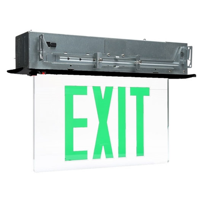 Profusion LED RELZXTE2GMB Double Face, Green Letters, Recessed Edgelit ...