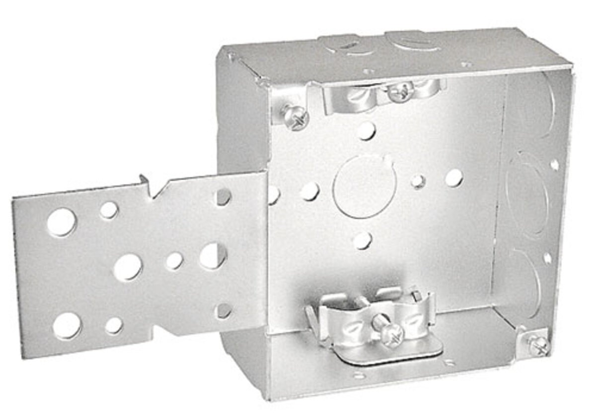 Garvin Southwire 4 Square Junction Box 1-1/2 Inch Deep With Non ...