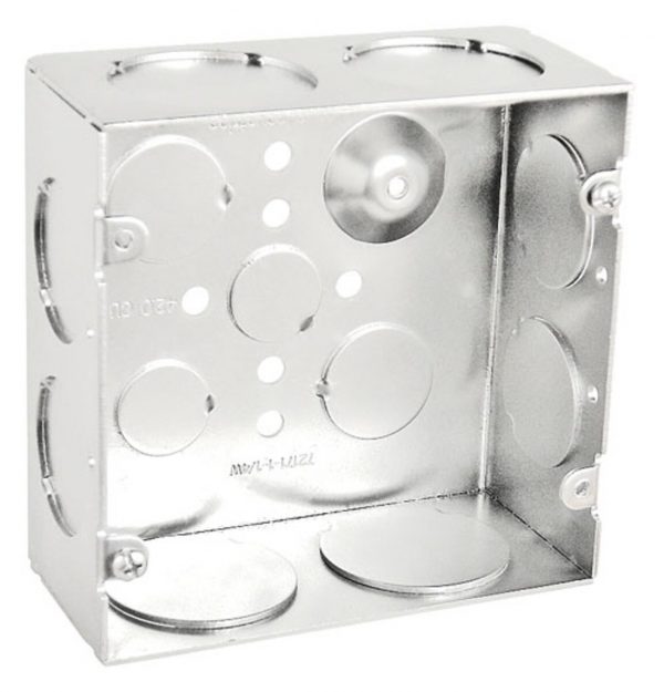 Garvin Southwire 4-11/16 Welded Junction Box 2-1/8 Inch Deep 1 And 1-1/ ... Garvin Southwire 4-11/16 Welded Junction Box 2-1/8 Inch Deep 1 And 1-1/ ...