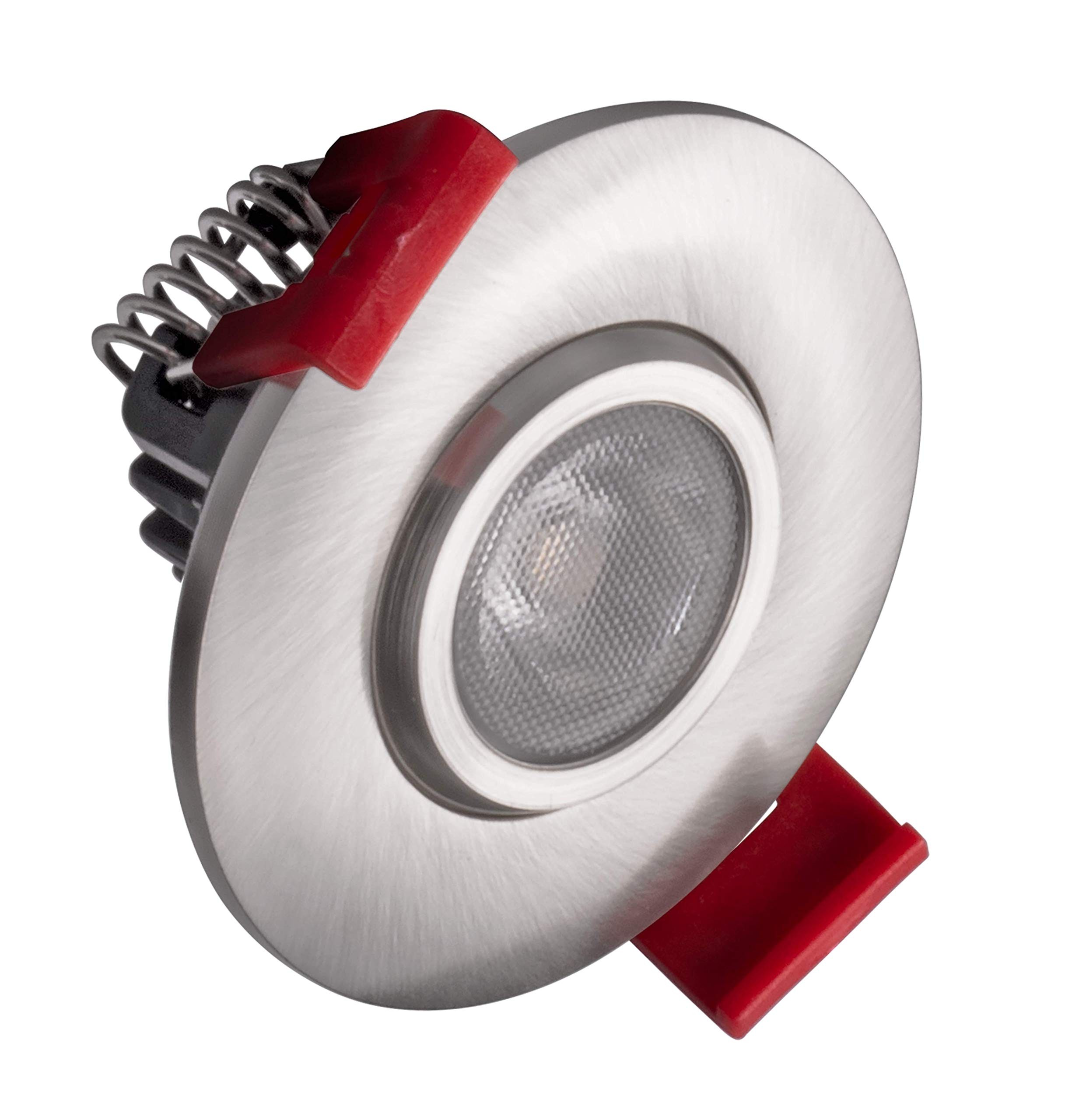 Nicor DGD211202KRDNK 2 Inch LED Gimbal Recessed Downlight Nickel