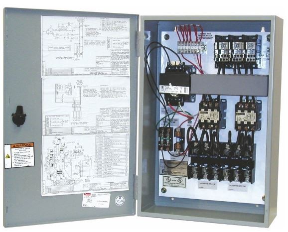 TPI Corporation FPC7240 Contactor Panel 200 Amp, 277/480V, NEMA 1, 24V ...