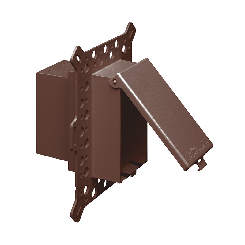 Arlington DBVM1BR Low Profile, Recessed Electrical Box with ...