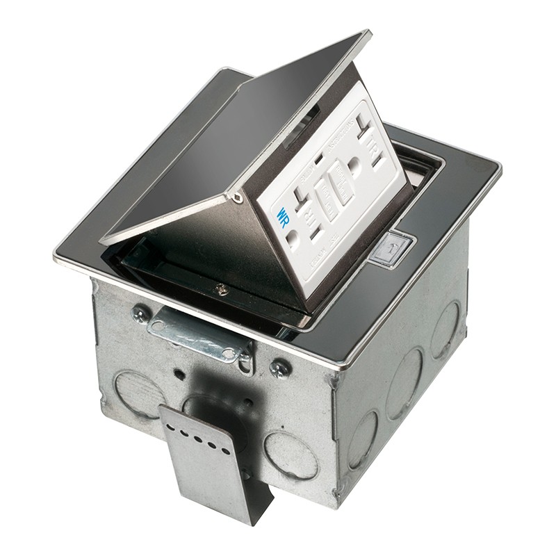 Arlington FLBT4400GBL Square Stainless Steel Counter Top Box