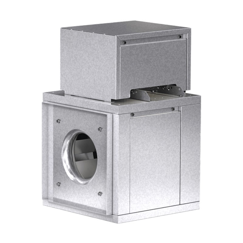 Greenheck BSQ-160-3X-QD-DR1 1391-1877 CFM Square Centrifugal Inline Fan