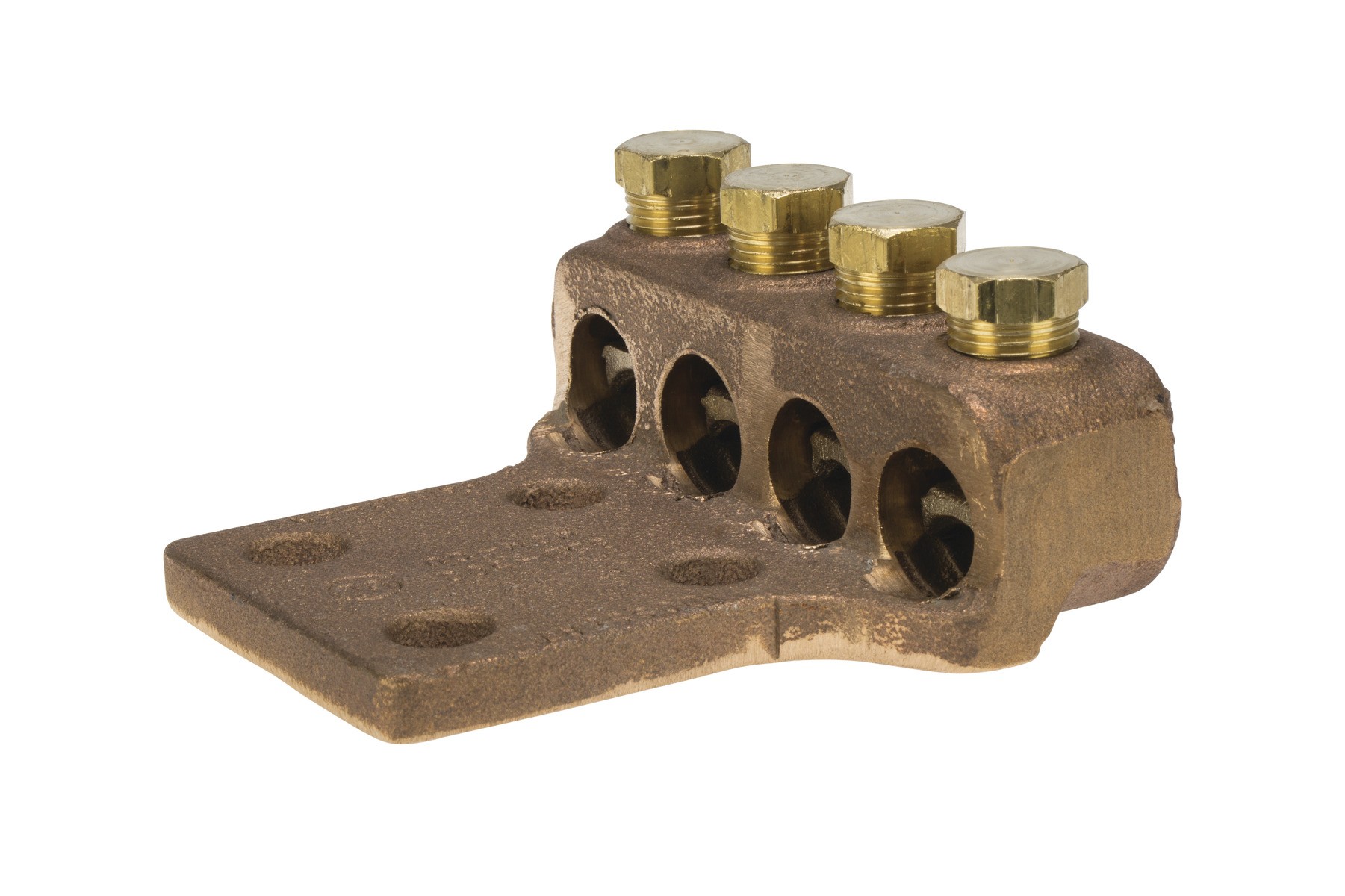 NSI Industries TL500-4L4 500 – 300 Mcm, 4 Wire Cast Bronze Terminal Lug ...