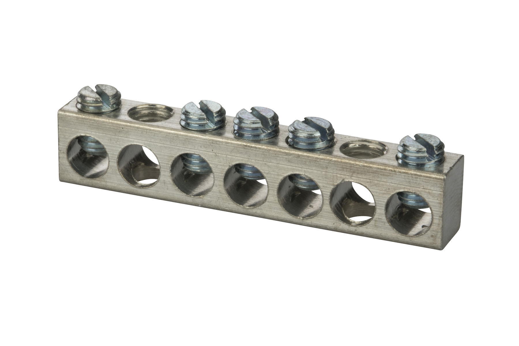 NSI Industries 4-14-726 Aluminum Multiple Connector, 4-14 Awg, 7 Holes ...