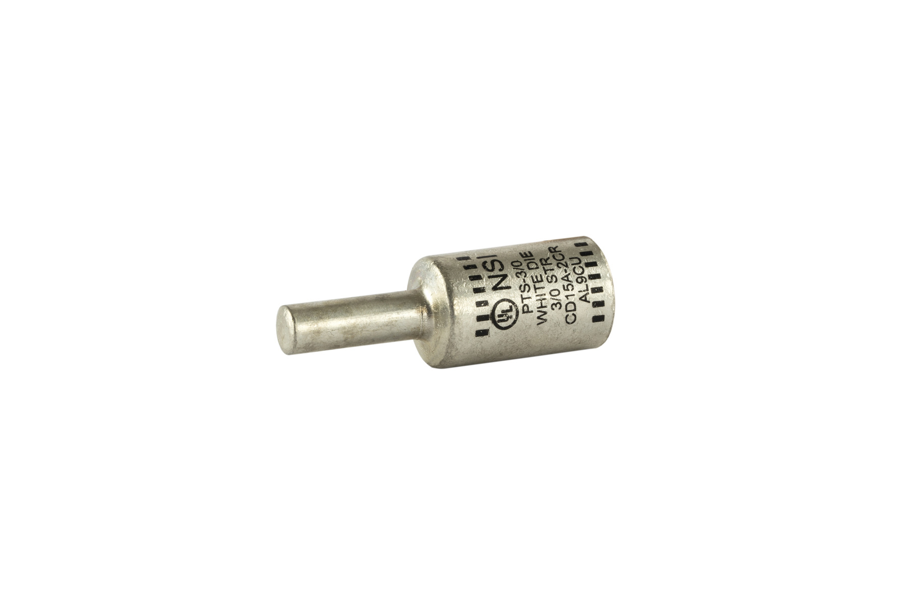 NSI Industries PTS3/0 Aluminum, Tin Plated Pin Terminal, 3/0 Awg Wire ...