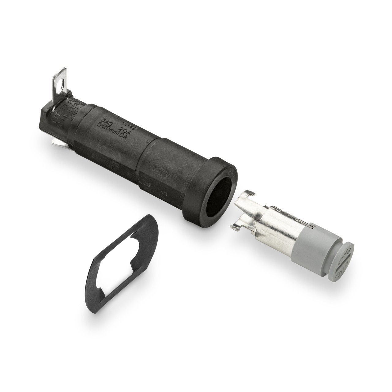 LITTELFUSE 3455LS8A PANEL MOUNT SHOCK-SAFE FUSEHOLDER FOR 5X20MM FUSES