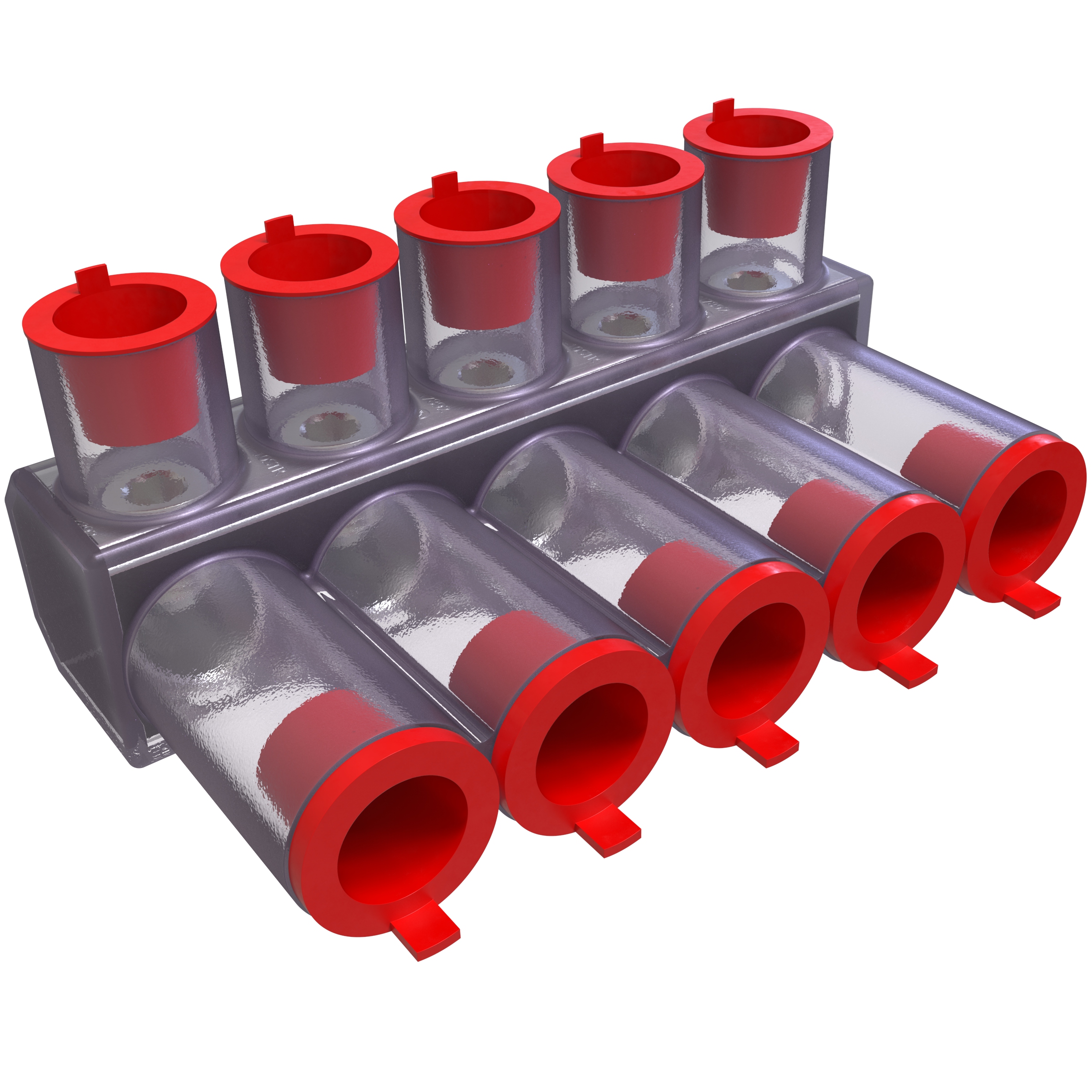 Ilsco PED-5-350-CP-Z Insulated Aluminum Multi-Tap Connector