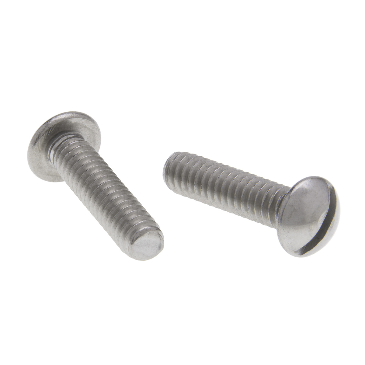 NSI Industries JSRM14 Screws 6-32 Lgth 2 Rh Sl MS SS (Jar 100)