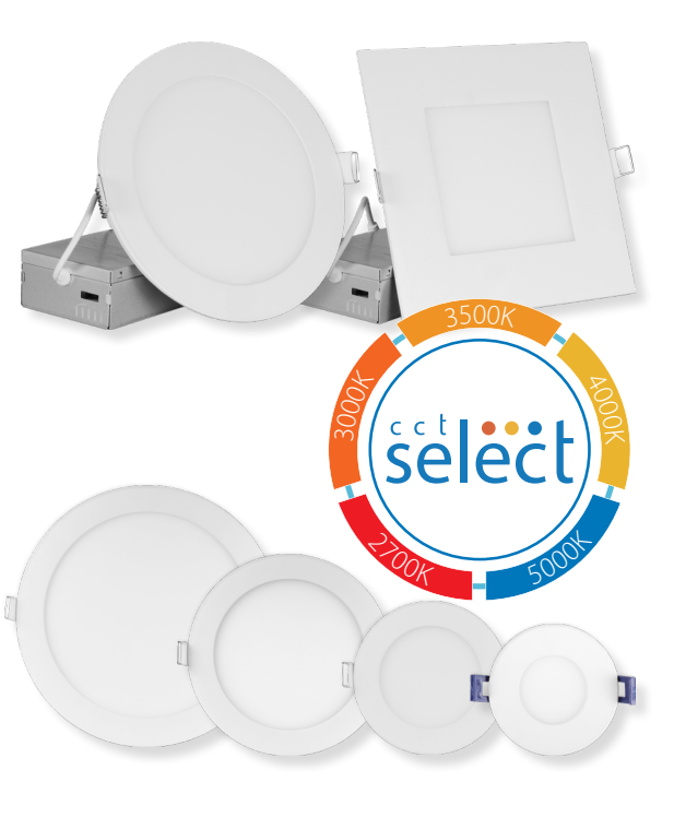 NICOR REL61120SQRWH RELS – LED Edge Lit Downlight – "TPI10OFF"