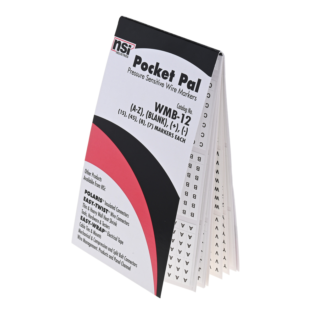 NSI Industries WMB-12 Wire Marker Book A-Z